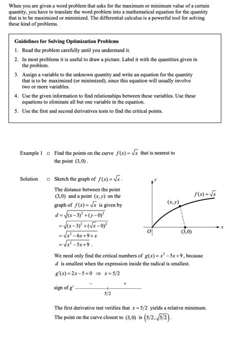 Optimization Problems In Calculus Ib Math Guide