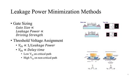 Leakage Power Minimization Using Sa Based Gate Sizing And Threshold Voltage Assignment Pptx