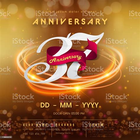 황금 추상 미래 공간 배경에 37 주년 기념 로고 템플릿 하이테크 네트워크 디지털 기술 개념 설계 요소로 숫자를 축하하는 37