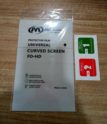 Cm White Snooky Layer Half Cut Clear Membrane Anti Scratch Tpu Packaging Type Box