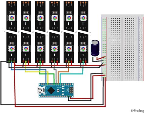 ws2812b turn solid white after 1 second leds and multiplexing