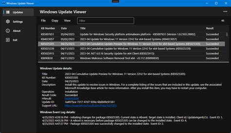 Windows Update Viewer Download Latest 2025 Filecr
