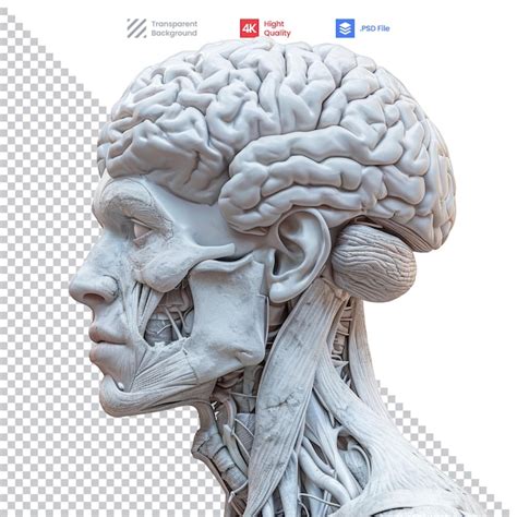 Premium Psd Model Of The Human Head And Neck