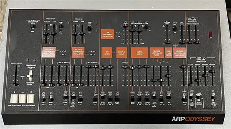 Arp Odissey Module Rev3 Black Analog Synthesizer Module Reverb