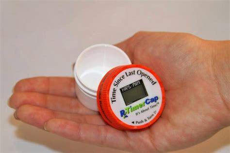 Pill Bottle Timer Cap Resets When You Take Your Medication