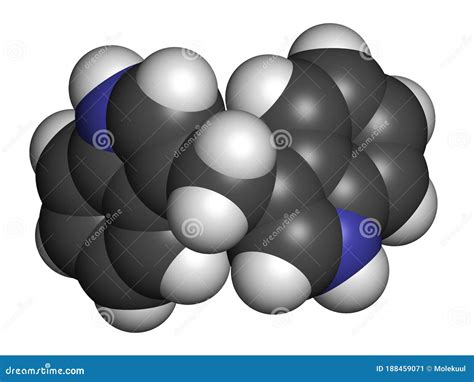 Indole 3 Carbinol Molecule Antioxidant Molecule Molecular Structure