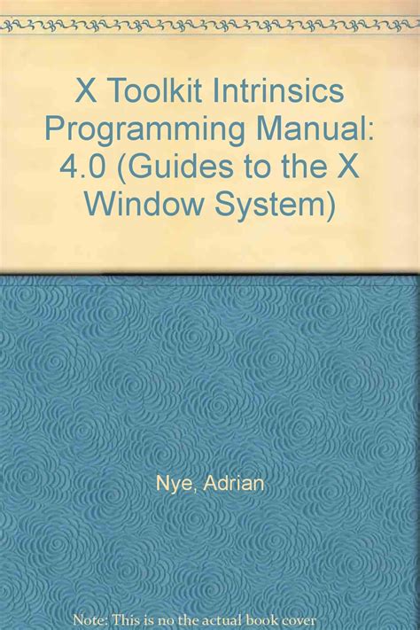 x toolkit intrinsics programming and reference manuals vols 4 and 5