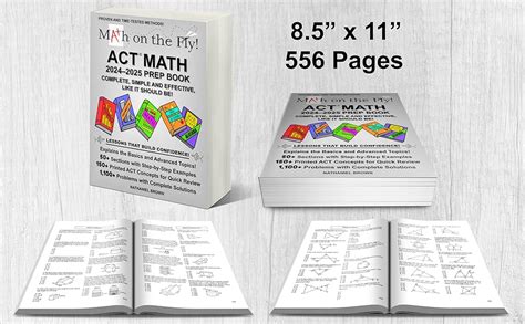 Math On The Fly Act Math 2024 2025 Act Math Prep Book Brown