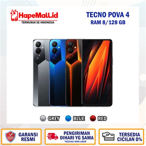 Jual TECNO POVA 4 RAM 8 128 GB GARANSI TERMURAH Shopee Indonesia