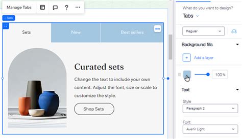 Studio Editor Adding And Customizing Tabs Help Center Wix