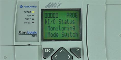 Micrologix 1100 Using The Lcd To Find The Ip And Mac Address M40 The Automation Blog