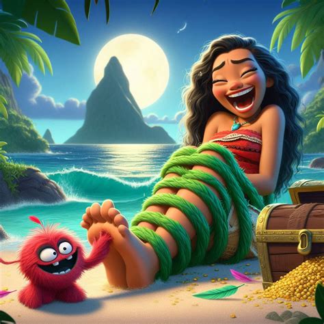 Moana Caught By The Tickle Monster By Tool04 On Deviantart