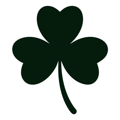 Silhouette St Patrick Leaf Clipart Free Png Svg Vector