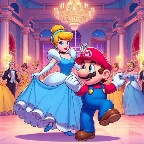 Mario X Cinderella By Spongebobnintendo20 On Deviantart