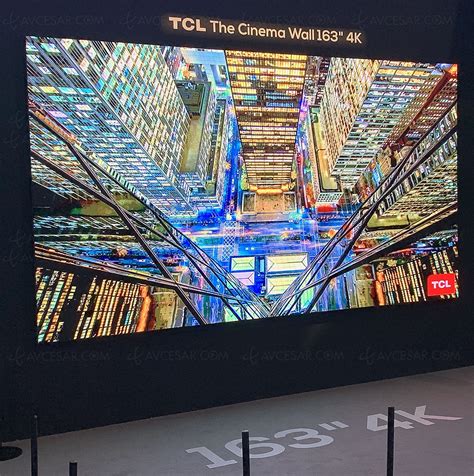 Ifa 23 Tcl The Cinema Wall Micro Led Tv 163 414 Cm