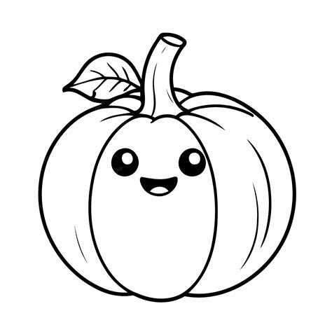 Premium Vector Vector Illustration Of A Cute Pumpkin Doodle For