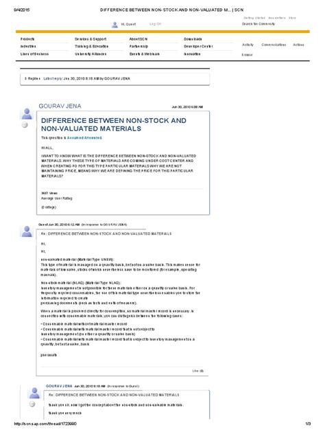 Difference Between Non Stock And Non Valuated Materials Pdf Inventory Prices