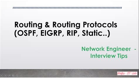 It Network Engineer Interview Tips 20 Questions Routing Protocols Ospf Eigrp