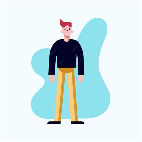 Cartoon Charakter Illustration Vektor Menschen Illustration 2d Animationscharakter