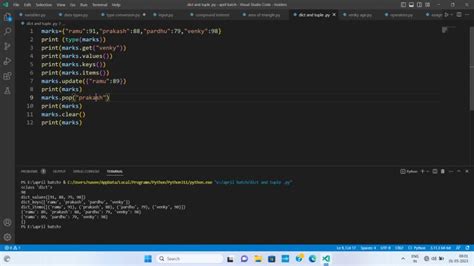 Naveen Gunnam On Linkedin Task 16 Practice On Dict And Tuple Task 17 Super Market Bill