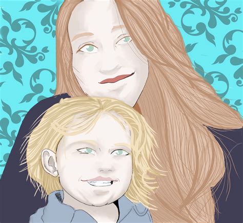 Commission Mother Daughter Portrait By Blackroseblade90 On Deviantart