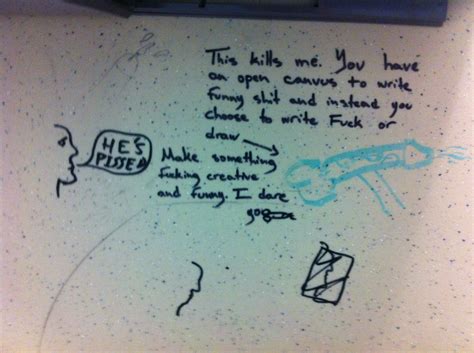 Heartwarming Bathroom Graffiti Against Penis Graffiti Imgur