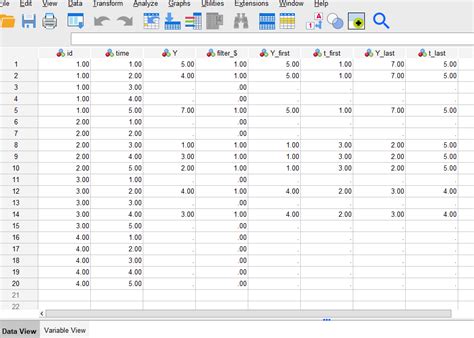 How Can I Capture The First And Last Non Missing Value Of A Variable By Id