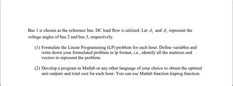 Solved Fig 1 Depicts A Three Bus System Suppose The Three