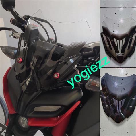Jual Kualitas Premium Windshield All New Yamaha Mt15 Visor Mt15