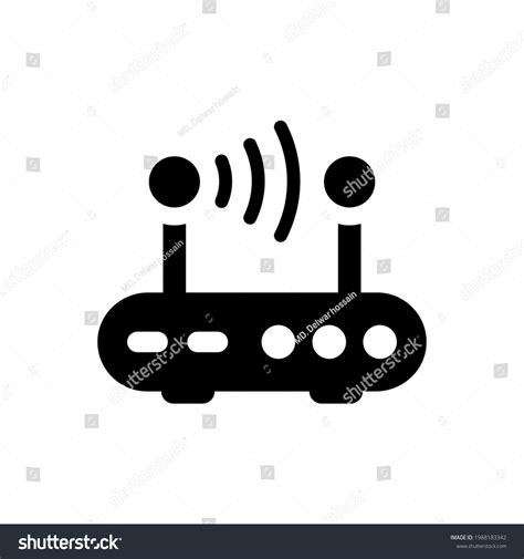 Network Access Icon Vector Eps File Stock Vector Royalty Free 1988183342 Shutterstock