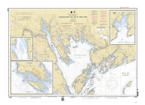 Passamaquoddy Bay And St Croix River 2002 Old Map Nautical Chart Ac
