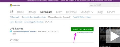 Iis7以上版本安装url重写模块教程,下载url重写地址分享,net伪静态必备 俞凌龙博客 Iis7以上版本安装url重写模块教程,下载url重写地址分享,net伪静态必备 俞凌龙博客