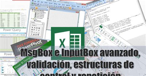 Presentación Macros Excel 365 P2 Poo Msgbox E Inputbox Avanzado