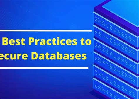 Top Best Practices For Securing Your Database Cyber Affairs