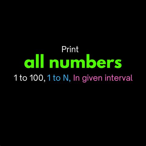 List Of Numbers 1 To 100 Python Code