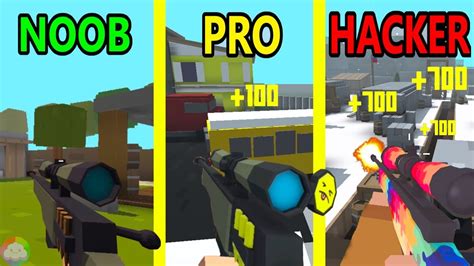 NOOB Vs PRO Vs HACKER In KRUNKER IO YouTube NOOB Vs PRO Vs HACKER In KRUNKER IO YouTube