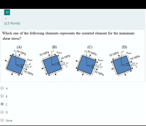 Solved MPa 50 G 25 Use The Mohr S Circle Shown Aside To Chegg Com