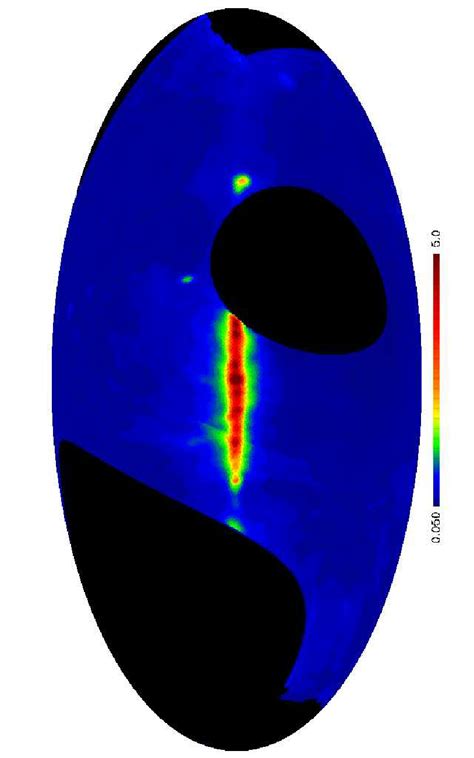 Mollweide Projection In Galactic Coordinates Of The Structure Of The