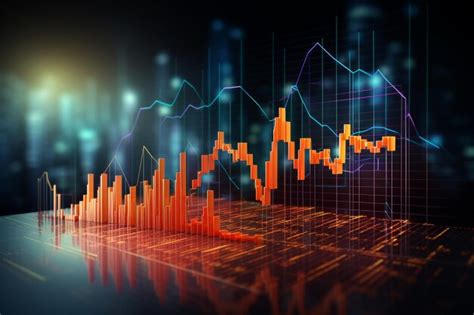 Premium Ai Image 3d Rendering Of Stock Market Financial Indicator On