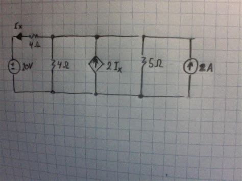 Solved Use Superposition To Find Ix In The Following Chegg Com