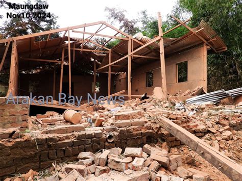 ဘူးသီးတောင်မြို့ကို အကြမ်းဖက်စစ်ကောင်စီ ဗုံးကြဲတိုက်ခိုက်၊ ဆရာတော်တပါးနန့် စစ်ဖီးယှောင်ပြည်သူ ၄