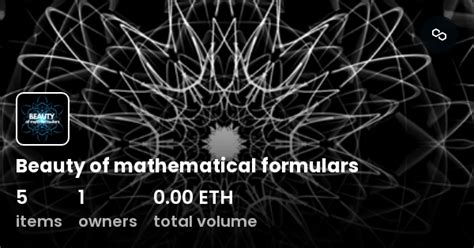 Beauty Of Mathematical Formulars Collection Opensea