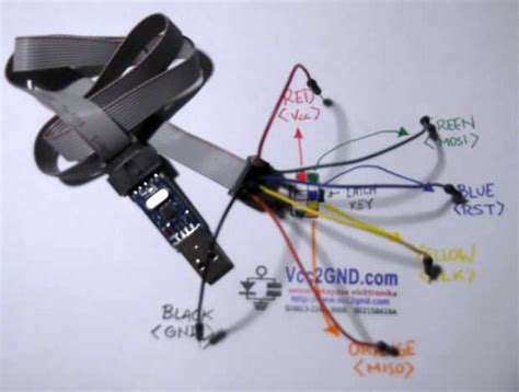 Cargar Sketch En Arduino Pro Mini Con Usbasp Paso 1 Conecte Los