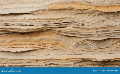 Stratigraphic Sonata Limestone Sedimentary Melodies Ai Generate Stock
