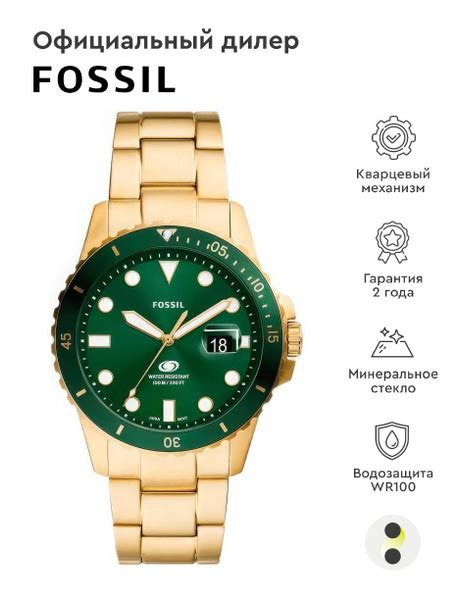 Мужские наручные часы Fossil Blue Fs6030 купить на Ozon по низкой цене 1614787792