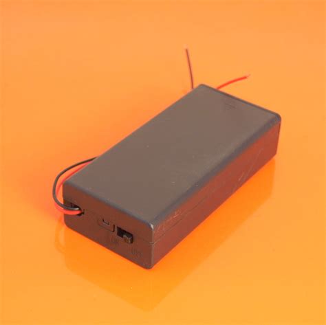 18650 Battery Holder X 2 Enclosed With 150mm Leads 3 Way Components