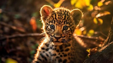 Premium Photo Leopard Cub