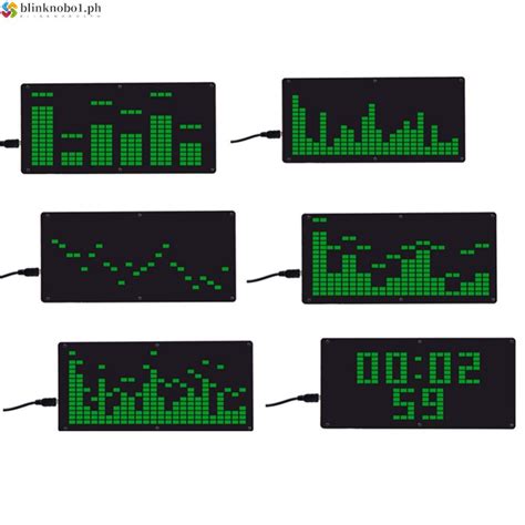 Music Spectrum Abs Atmosphere Display Led Vu Meter 2022 Spectrum Indicator Shopee Philippines
