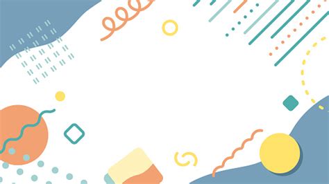 기하학적 패턴의 다채로운 팝 배경 그림 사각형 원 삼각형 물결 모양의 선 점 등이 있습니다 추상적인에 대한 스톡 벡터 아트 및 기타 이미지 Istock