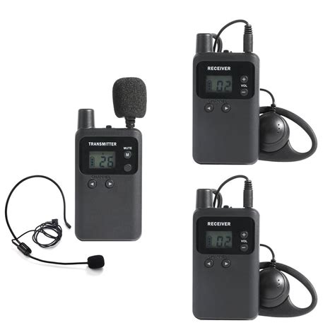 Factory Direct Price Wireless Travel Audio Uhf Tour Guide System China Wireless Tour Guide